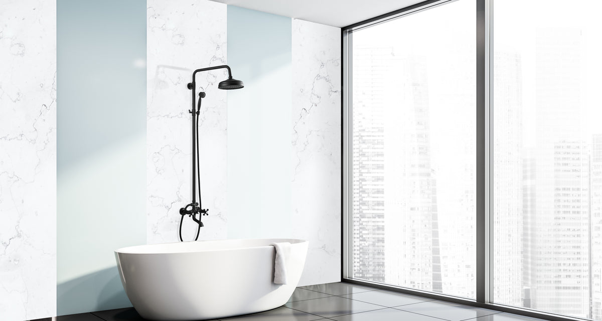 Unique design: Two showers in a bathroom! — gotonovo