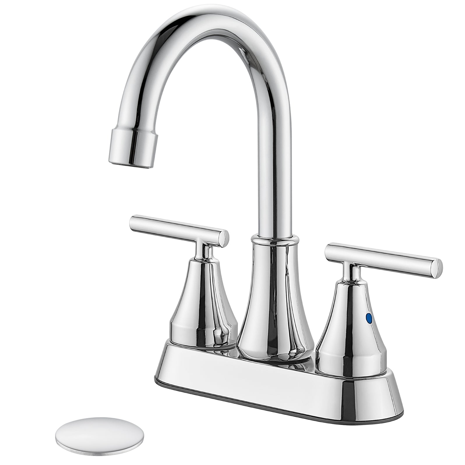 Bathroom Faucets 4 Inch Centerset Bathroom Sink Faucet Deck Mounted Sw ...
