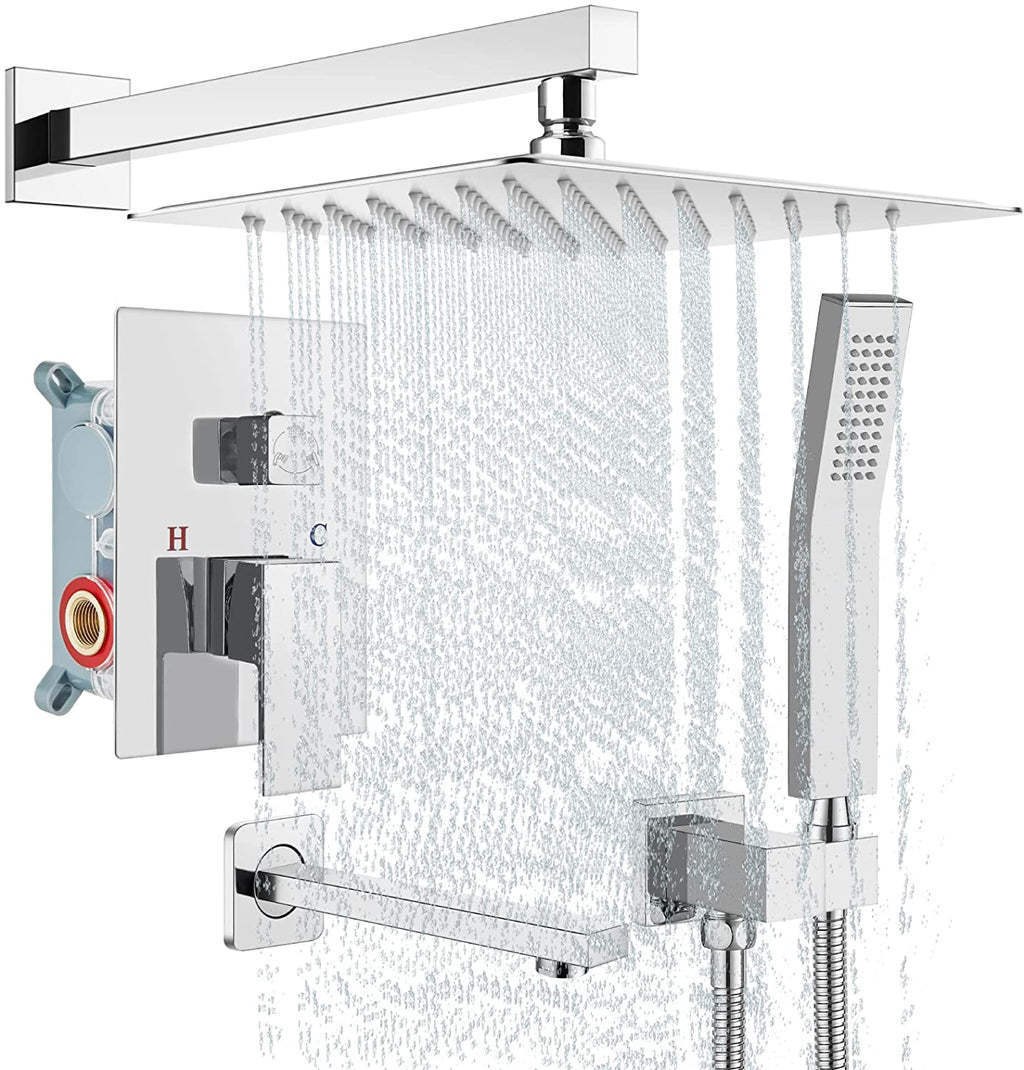 wall mount rain shower system — gotonovo